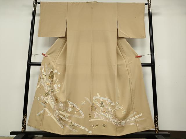 ■■■　サイズ　■■■ 身丈 155cm（肩から） 裄丈 64cm 袖丈 46cm　縫込み 7cm 袖幅 33cm 前幅 25cm 後幅 29.5cm 着物縫いこみ 内揚げ 13cm 裄 お袖側 約4cm　身頃側 約4cm ■■■　商品詳細...