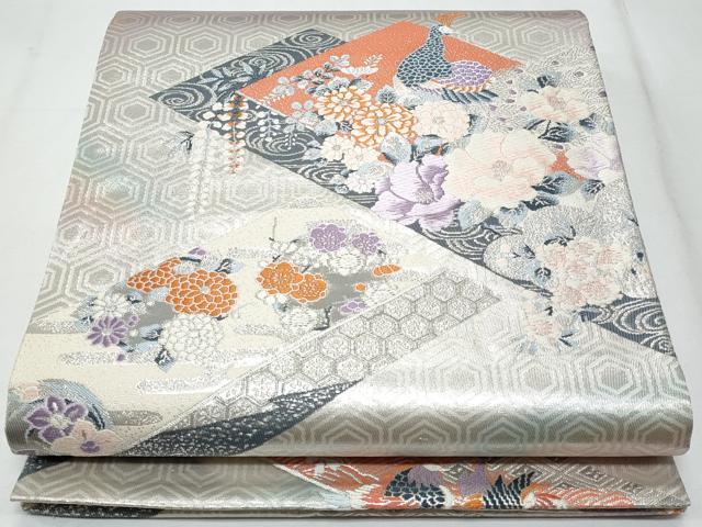 ■■■　サイズ　■■■ 長さ 428cm 幅 30.5cm程 ■■■　商品詳細　■■■ 【正絹】 詳細に関しましては、画像をご確認ください。 大変上質な逸品になります。 お安く出品致しますので、是非この機会にいかがでしょうか？ ■■■　注意...