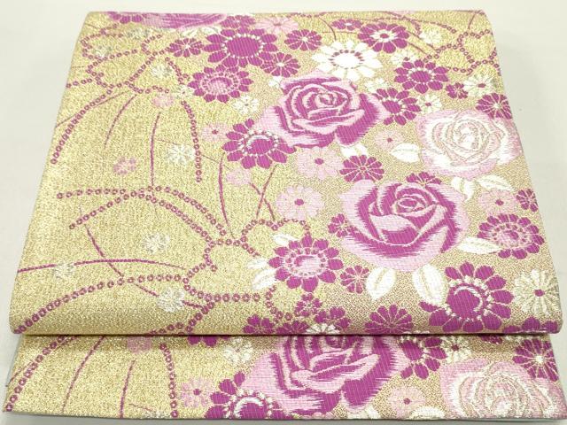 ■■■　サイズ　■■■ 長さ 430cm 幅 30.5cm程 ■■■　商品詳細　■■■ 【正絹】 状態は締めてはおりますが 特に目立ったシミ汚れなどもなく大変良い状態です。 大変上質な逸品になります。 お安く出品致しますので、是非この機会に...