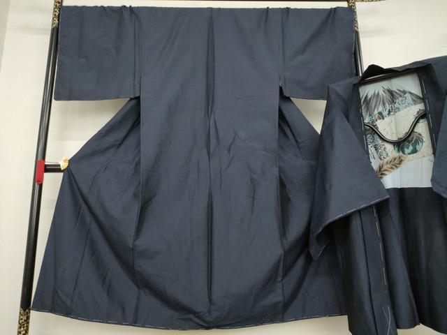 ■■■　サイズ　■■■ 【着物】 身丈 147cm（肩から） 裄丈 72cm 袖丈 48cm　縫込み 3cm 袖幅 38cm 前幅 24cm 後幅 30cm 着物縫いこみ 内揚げ 2cm 裄 お袖側 約3cm　身頃側 約2.5cm 【羽織】...