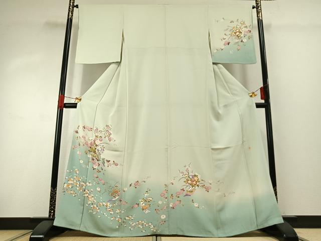 ■■■　サイズ　■■■ 身丈 163cm（肩から） 裄丈 65cm 袖丈 49cm　縫込み 6cm 袖幅 32.5cm 前幅 25cm 後幅 31cm 着物縫いこみ 内揚げ 3cm 裄 お袖側 約3cm　身頃側 約2cm ■■■　商品詳細　...
