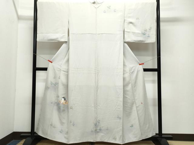 ■■■　サイズ　■■■ 身丈 157cm（肩から） 裄丈 67.5cm 袖丈 47cm　縫込み 6.5cm 袖幅 35cm 前幅 26cm 後幅 30cm 着物縫いこみ 内揚げ 6cm 裄 お袖側 約2cm　身頃側 約2cm ■■■　商品詳...