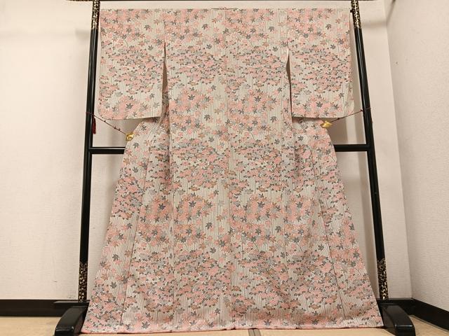■■■　サイズ　■■■ 身丈 168.5cm（肩から） 裄丈 66.5cm 袖丈 62cm　縫込み 2cm 袖幅 33cm 前幅 23cm 後幅 28cm 着物縫いこみ 内揚げ 0cm 裄 お袖側 約2cm　身頃側 約1cm ■■■　商品詳...