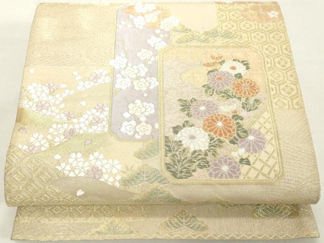 ■■■　サイズ　■■■ 長さ 428cm 幅 31cm程 ■■■　商品詳細　■■■ 【正絹】 詳細に関しましては、画像をご確認ください。 大変上質な逸品になります。 お安く出品致しますので、是非この機会にいかがでしょうか？ ■■■　注意事項...