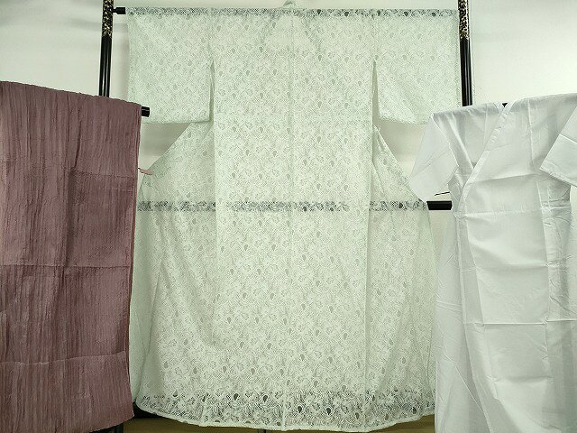■■■　サイズ　■■■ 【浴衣】 身丈 165.5cm（肩から） 裄丈 69cm 袖丈 47.5cm　縫込み 1.5cm 袖幅 34cm 前幅 28.5cm 後幅 34cm 着物縫いこみ 内揚げ 0cm 裄 お袖側 約0cm　身頃側 約0c...