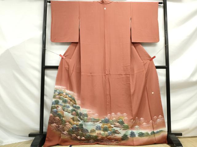 ■■■　サイズ　■■■ 身丈 173cm（肩から） 裄丈 63cm 袖丈 51cm　縫込み 6cm 袖幅 33cm 前幅 25cm 後幅 29cm 着物縫いこみ 内揚げ 0cm 裄 お袖側 約2.5cm　身頃側 約5.5cm ■■■　商品詳...