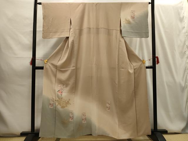 ■■■　サイズ　■■■ 身丈 159cm（肩から） 裄丈 63cm 袖丈 43.5cm　縫込み 6.5cm 袖幅 32cm 前幅 23.5cm 後幅 28.5cm 着物縫いこみ 内揚げ 5cm 裄 お袖側 約3cm　身頃側 約4cm ■■■...