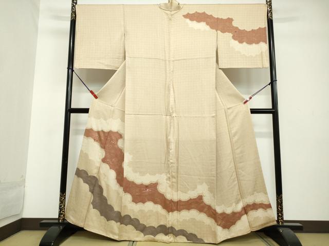 ■■■　サイズ　■■■ 身丈 161cm（肩から） 裄丈 67cm 袖丈 49cm　縫込み 3.5cm 袖幅 34cm 前幅 25.5cm 後幅 31.5cm 着物縫いこみ 内揚げ 5cm 裄 お袖側 約0cm　身頃側 約0cm ■■■　商...