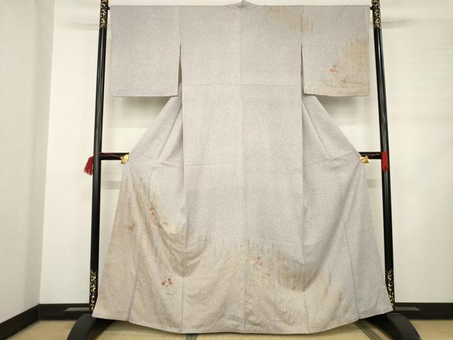 ■■■　サイズ　■■■ 身丈 162.5cm（肩から） 裄丈 67cm 袖丈 49cm　縫込み 4cm 袖幅 35cm 前幅 25cm 後幅 30cm 着物縫いこみ 内揚げ 7.5cm 裄 お袖側 約1cm　身頃側 約2.5cm ■■■　商...