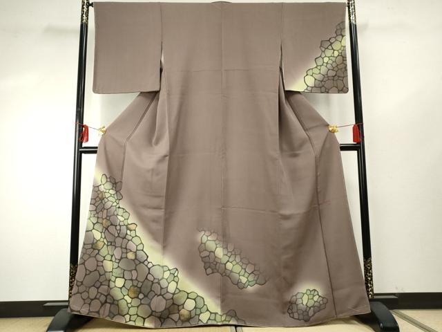 ■■■　サイズ　■■■ 身丈 161.5cm（肩から） 裄丈 66.5cm 袖丈 51cm　縫込み 4.5cm 袖幅 35cm 前幅 25cm 後幅 30cm 着物縫いこみ 内揚げ 7.5cm 裄 お袖側 約1cm　身頃側 約2cm ■■■...