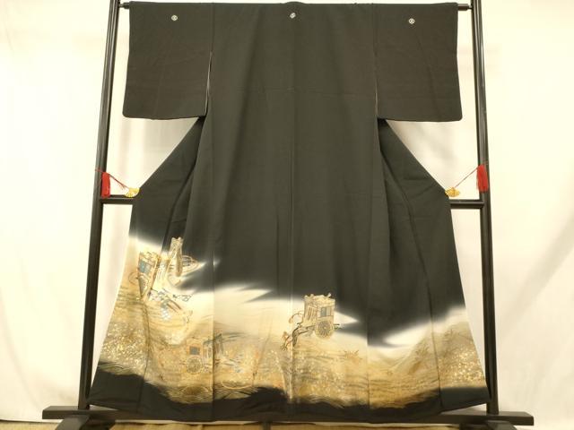 ■■■　サイズ　■■■ 身丈 153.5cm（肩から） 裄丈 63cm 袖丈 48cm　縫込み 9.5cm 袖幅 32cm 前幅 26cm 後幅 32.5cm 着物縫いこみ 内揚げ 7cm 裄 お袖側 約3cm　身頃側 約4cm ■■■　商...