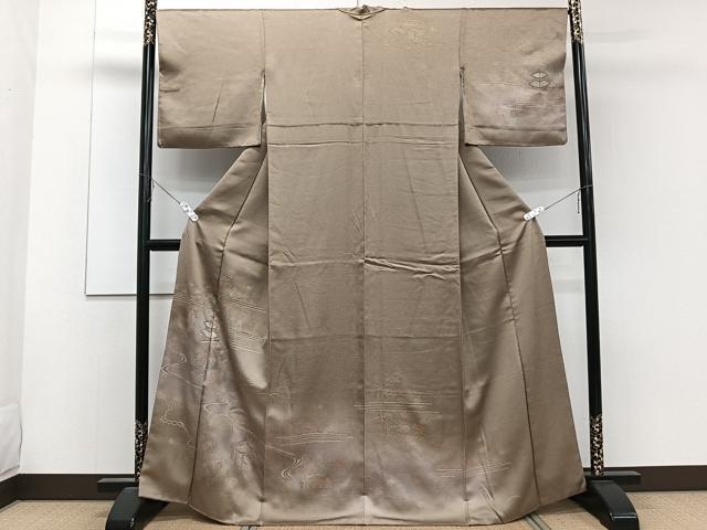 ■■■　サイズ　■■■ 身丈 165.5cm（肩から） 裄丈 66cm 袖丈 47cm　縫込み 6cm 袖幅 34.5cm 前幅 25cm 後幅 30.5cm 着物縫いこみ 内揚げ 4cm 裄 お袖側 約1.5cm　身頃側 約1cm ■■■...
