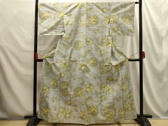 ■■■　サイズ　■■■ 身丈 161cm（肩から） 裄丈 64.5cm 袖丈 48cm　縫込み 3.5cm 袖幅 33cm 前幅 22.5cm 後幅 30cm 着物縫いこみ 内揚げ 0cm 裄 お袖側 約2.5cm　身頃側 約2cm ■■■...