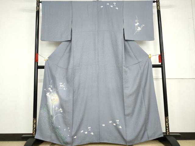 ■■■　サイズ　■■■ 身丈 161.5cm（肩から） 裄丈 64.5cm 袖丈 49.5cm　縫込み 5cm 袖幅 34.5cm 前幅 24cm 後幅 28.5cm 着物縫いこみ 内揚げ 10cm 裄 お袖側 約1cm　身頃側 約5cm ...