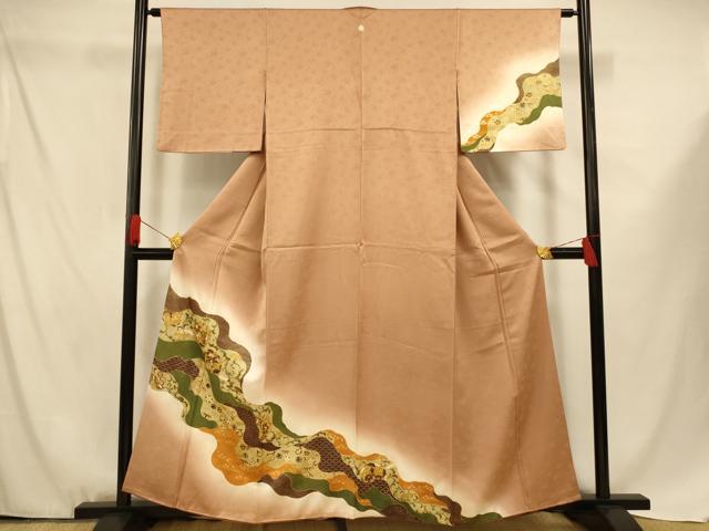 ■■■　サイズ　■■■ 身丈 157cm（肩から） 裄丈 62.5cm 袖丈 47cm　縫込み 6cm 袖幅 32.5cm 前幅 24cm 後幅 29cm 着物縫いこみ 内揚げ 5.5cm 裄 お袖側 約3cm　身頃側 約6cm ■■■　商...