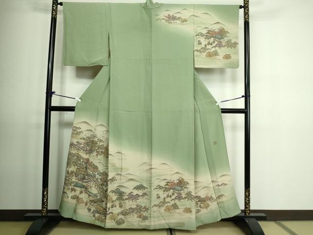 ■■■　サイズ　■■■ 身丈 159.5cm（肩から） 裄丈 65cm 袖丈 47.5cm　縫込み 4cm 袖幅 33.5cm 前幅 24.5cm 後幅 30cm 着物縫いこみ 内揚げ 2cm 裄 お袖側 約1cm　身頃側 約1cm ■■■...