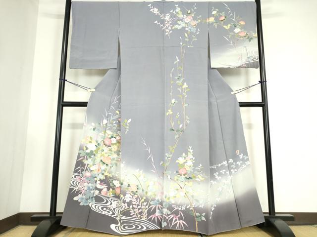 ■■■　サイズ　■■■ 身丈 158cm（肩から） 裄丈 69cm 袖丈 52cm　縫込み 3cm 袖幅 35cm 前幅 24.5cm 後幅 30cm 着物縫いこみ 内揚げ 7cm 裄 お袖側 約1cm　身頃側 約1.5cm ■■■　商品詳...