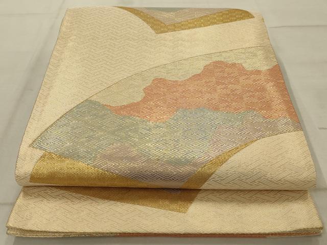 ■■■　サイズ　■■■ 長さ 442cm 幅 31cm程 ■■■　商品詳細　■■■ 【正絹・芯なし】 詳細に関しましては、画像をご確認ください。 大変上質な逸品になります。 お安く出品致しますので、是非この機会にいかがでしょうか？ ■■■　...