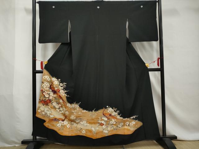 ■■■　サイズ　■■■ 身丈 160cm（肩から） 裄丈 65cm 袖丈 48cm　縫込み 2cm 袖幅 32.5cm 前幅 24.5cm 後幅 31cm 着物縫いこみ 内揚げ 7cm 裄 お袖側 約1.5cm　身頃側 約0cm ■■■　商...