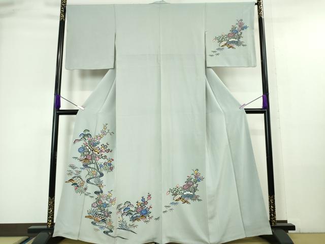 ■■■　サイズ　■■■ 身丈 162cm（肩から） 裄丈 67cm 袖丈 48.5cm　 縫込み 5cm 袖幅 35cm 前幅 24cm 後幅 30.5cm 着物縫いこみ 内揚げ 4cm 裄 お袖側 約 1.5cm　身頃側 約 2cm ■■...