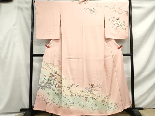 ■■■　サイズ　■■■ 身丈 158cm（肩から） 裄丈 67cm 袖丈 56cm　縫込み 4.5cm 袖幅 35cm 前幅 24cm 後幅 30.5cm 着物縫いこみ 内揚げ 6.5cm 裄 お袖側 約0cm　身頃側 約3cm ■■■　商...