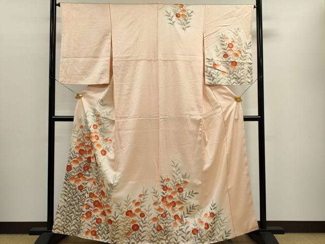 ■■■　サイズ　■■■ 身丈 162.5cm（肩から） 裄丈 66cm 袖丈 56cm　縫込み 4cm 袖幅 32.5cm 前幅 23cm 後幅 30cm 着物縫いこみ 内揚げ 3.5cm 裄 お袖側 約3.5cm　身頃側 約1cm ■■■...