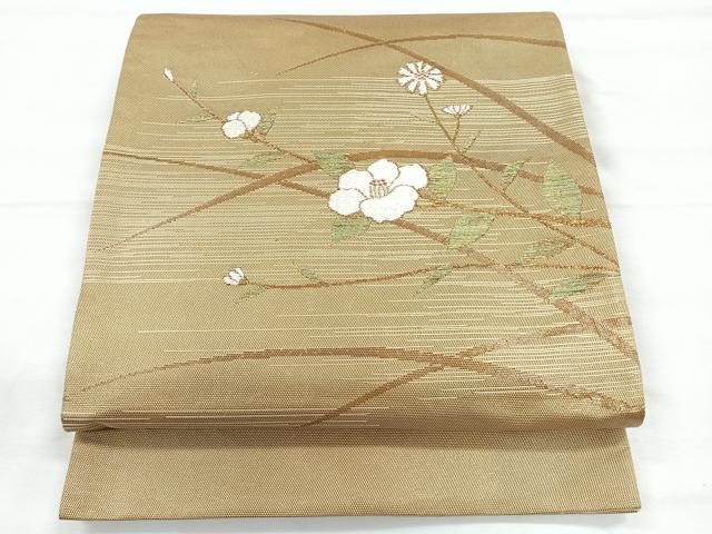 ■■■　サイズ　■■■ 長さ 428cm 幅 31.5cm程 ■■■　商品詳細　■■■ 【正絹】 詳細に関しましては、画像をご確認ください。 大変上質な逸品になります。 お安く出品致しますので、是非この機会にいかがでしょうか？ ■■■　注意...