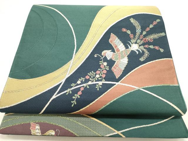 ■■■　サイズ　■■■ 長さ 428cm 幅 31cm程 ■■■　商品詳細　■■■ 【正絹】 状態は締めてはおりますが 特に目立ったシミ汚れなどもなく大変良い状態です。 大変上質な逸品になります。 お安く出品致しますので、是非この機会にいか...