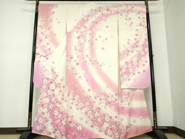 ■■■　サイズ　■■■ 身丈 164cm（肩から） 裄丈 70cm 袖丈 108.5cm　縫込み 7cm 袖幅 35.5cm 前幅 23.5cm 後幅 29cm 着物縫いこみ 内揚げ 7.5cm 裄 お袖側 約2cm　身頃側 約2.5cm ...