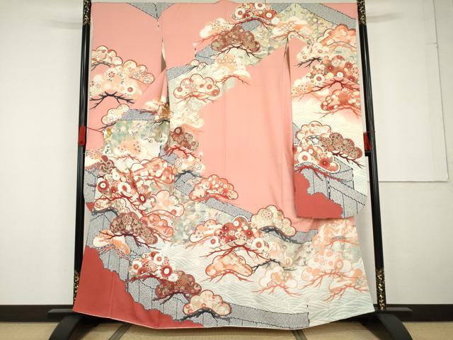 ■■■　サイズ　■■■ 身丈 159cm（肩から） 裄丈 68cm 袖丈 110cm　縫込み 6cm 袖幅 35cm 前幅 24cm 後幅 29.5cm 着物縫いこみ 内揚げ 6.5cm 裄 お袖側 約1cm　身頃側 約0cm ■■■　商品...