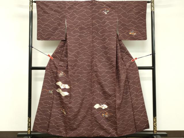 ■■■　サイズ　■■■ 身丈 155cm（肩から） 裄丈 64cm 袖丈 46cm　縫込み 5cm 袖幅 33cm 前幅 23cm 後幅 29cm 着物縫いこみ 内揚げ 5cm 裄 お袖側 約2cm　身頃側 約2cm ■■■　商品詳細　■■...
