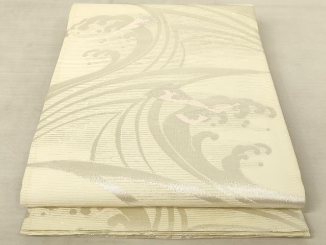 ■■■　サイズ　■■■ 長さ 440cm 幅 31cm程 ■■■　商品詳細　■■■ 【正絹】 状態は接写画像のように 裏地・太鼓に薄い汚れがございますが その他特に目立ったシミ汚れなどもなく大変良い状態です。 大変上質な逸品になります。 お...