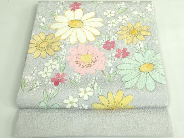 ■■■　サイズ　■■■ 長さ 368cm　幅 30.5cm程 ■■■　商品詳細　■■■ 【正絹】 状態は締めてはおりますが 特に目立ったシミ汚れなどもなく大変良い状態です。 山本さんは1945年、故 山本丘人画伯（創画会・日本画）の 長女と...