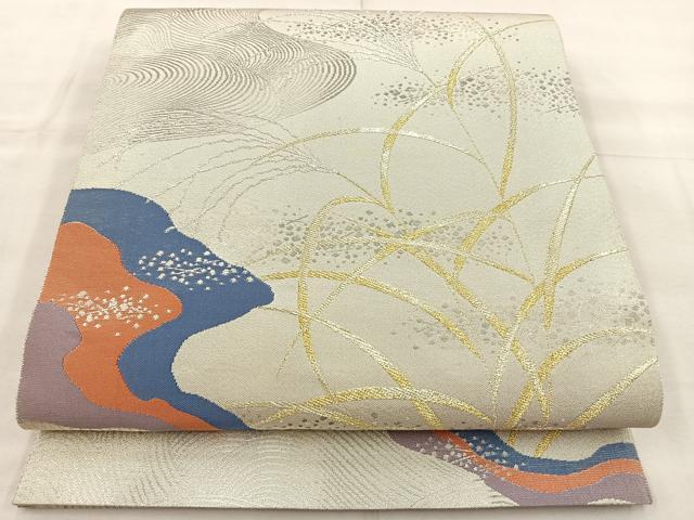 ■■■　サイズ　■■■ 長さ 432cm 幅 31cm程 ■■■　商品詳細　■■■ 【正絹・芯なし】 詳細に関しましては、画像をご確認ください。 大変上質な逸品になります。 お安く出品致しますので、是非この機会にいかがでしょうか？ ■■■　...