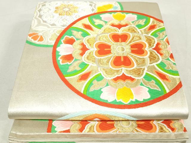 ■■■　サイズ　■■■ 長さ 438cm 幅 30.5cm程 ■■■　商品詳細　■■■ 【正絹・関西仕立て】 詳細に関しましては、画像をご確認ください。 大変上質な逸品になります。 お安く出品致しますので、是非この機会にいかがでしょうか？ ...