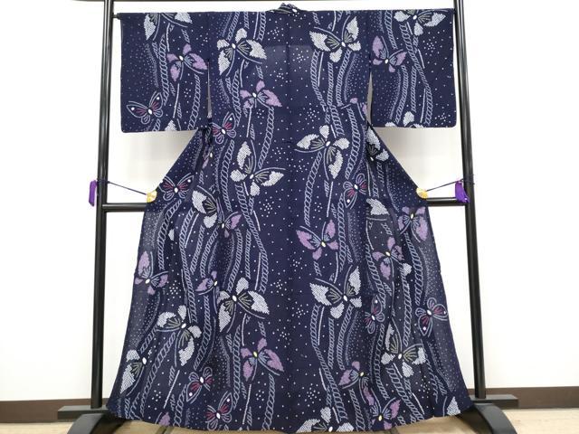 ■■■　サイズ　■■■ 身丈 161cm（肩から） 裄丈 66.5cm 袖丈 49cm　縫込み 4.5cm 袖幅 34.5cm 前幅 25cm 後幅 30.5cm 着物縫いこみ 内揚げ 2.5cm 裄 お袖側 約 3cm　身頃側 約 3cm...