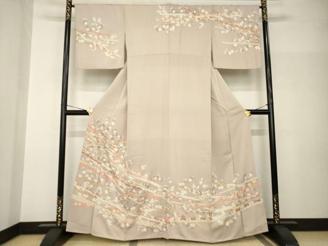■■■　サイズ　■■■ 身丈 160cm（肩から） 裄丈 67.5cm 袖丈 48.5cm　縫込み 7cm 袖幅 34cm 前幅 23cm 後幅 28cm 着物縫いこみ 内揚げ 5cm 裄 お袖側 約1.5cm　身頃側 約1cm ■■■　商...