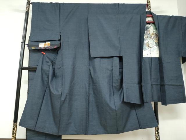 ■■■　サイズ　■■■ 【着物】 身丈 144cm（肩から） 裄丈 67.5cm 袖丈 49cm　縫込み 5cm 袖幅 34cm 前幅 25cm 後幅 30cm 着物縫いこみ 内揚げ 8cm 裄 お袖側 約1cm　身頃側 約1cm 【羽織】...