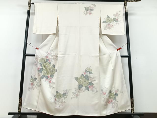 ■■■　サイズ　■■■ 身丈 154cm（肩から） 裄丈 64cm 袖丈 48cm　縫込み 6.5cm 袖幅 32.5cm 前幅 24.5cm 後幅 28.5cm 着物縫いこみ 内揚げ 7.5cm 裄 お袖側 約4cm　身頃側 約2cm ■...