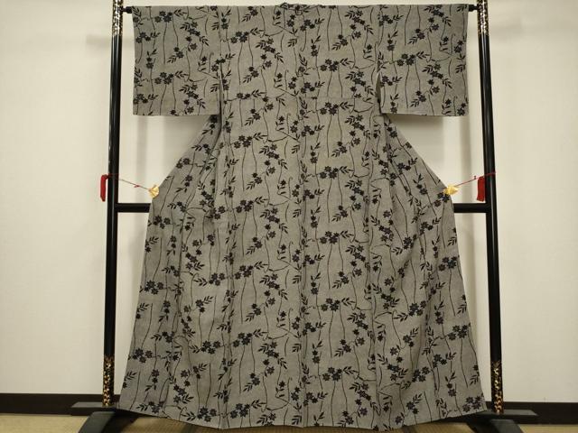 ■■■　サイズ　■■■ 身丈 157cm（肩から） 裄丈 64.5cm 袖丈 44cm　縫込み 3cm 袖幅 33cm 前幅 23cm 後幅 29cm 着物縫いこみ 内揚げ 0cm 裄 お袖側 約2.5cm　身頃側 約3cm ■■■　商品詳...