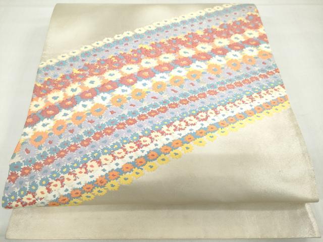 ■■■　サイズ　■■■ 長さ 432cm 幅 31cm程 ■■■　商品詳細　■■■ 【正絹】 詳細に関しましては、画像をご確認ください。 大変上質な逸品になります。 お安く出品致しますので、是非この機会にいかがでしょうか？ ■■■　注意事項...