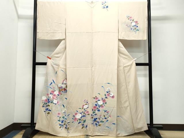 ■■■　サイズ　■■■ 身丈 162cm（肩から） 裄丈 68.5cm 袖丈 48cm　縫込み 6cm 袖幅 35cm 前幅 24cm 後幅 30cm 着物縫いこみ 内揚げ 3cm 裄 お袖側 約2cm　身頃側 約1cm ■■■　商品詳細　...