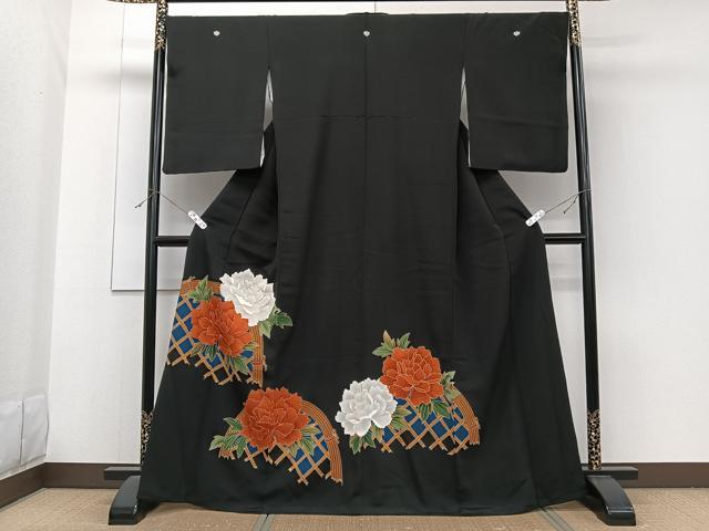 ■■■　サイズ　■■■ 身丈 166.5cm（肩から） 裄丈 68cm 袖丈 55.5cm　縫込み 2.5cm 袖幅 34cm 前幅 25cm 後幅 30.5cm 着物縫いこみ 内揚げ 0cm 裄 お袖側 約0cm　身頃側 約1cm ■■■...