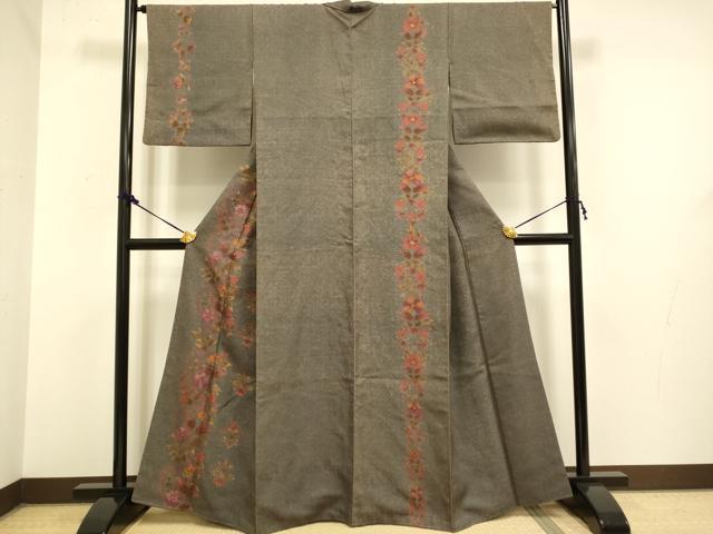 ■■■　サイズ　■■■ 身丈 162cm（肩から） 裄丈 65.5cm 袖丈 47.5cm　縫込み 5cm 袖幅 35.5cm 前幅 24.5cm 後幅 30.5cm 着物縫いこみ 内揚げ 4cm 裄 お袖側 約1.5cm　身頃側 約2.5...