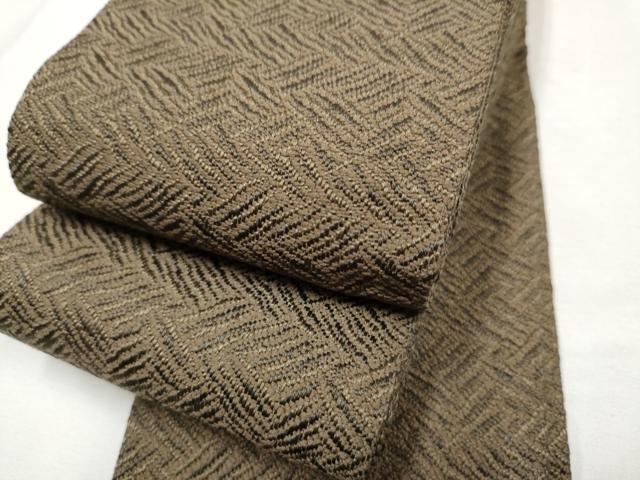■■■　サイズ　■■■ 長さ 392cm 幅 9.5cm程 ■■■　商品詳細　■■■ 【正絹】 状態は締めてはおりますが 特に目立ったシミ汚れなどもなく大変良い状態です。 本場筑前博多織は、福岡県福岡市博多区やその周辺で生産される絹織物です...