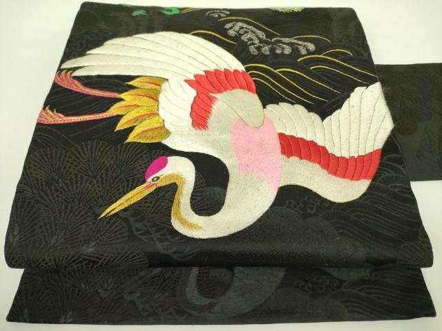 ■■■　サイズ　■■■ 長さ 363cm　幅 30.5cm程 ■■■　商品詳細　■■■ 【正絹】 状態は接写画像のように太鼓に薄い汚れがございますが その他特に目立ったシミ汚れなどもなく大変良い状態です。 大変上質な逸品になります。 お安く...