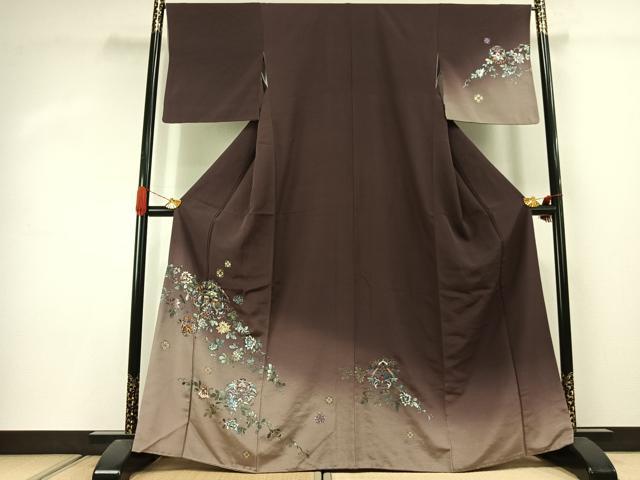■■■　サイズ　■■■ 身丈 165cm（肩から） 裄丈 66cm 袖丈 48cm　縫込み 6cm 袖幅 33cm 前幅 25cm 後幅 31cm 着物縫いこみ 内揚げ 5cm 裄 お袖側 約2.5cm　身頃側 約2cm ■■■　商品詳細　...