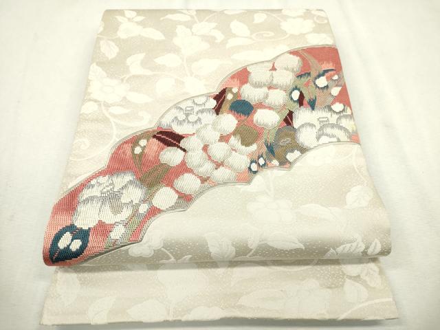 ■■■　サイズ　■■■ 長さ 440cm 幅 31cm程 ■■■　商品詳細　■■■ 【正絹】 状態は接写画像のように 胴回り・太鼓に薄い汚れがございますが その他特に目立ったシミ汚れなどもなく大変良い状態です。 大変上質な逸品になります。 ...