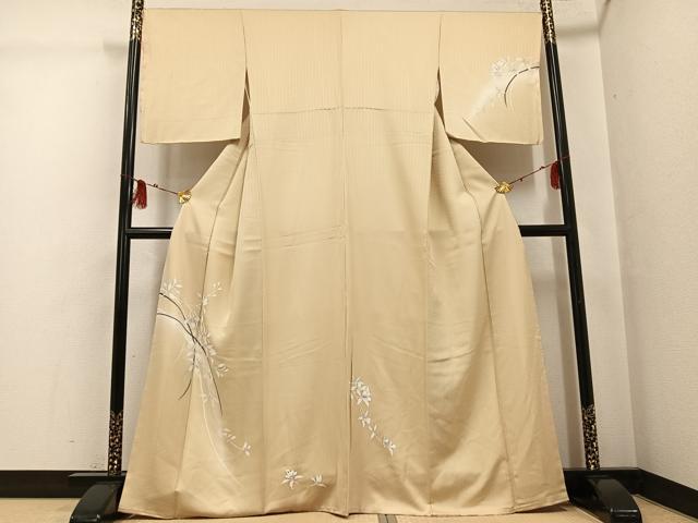 ■■■　サイズ　■■■ 身丈 163.5cm（肩から） 裄丈 67.5cm 袖丈 47cm　縫込み 3cm 袖幅 34cm 前幅 24.5cm 後幅 29cm 着物縫いこみ 内揚げ 3cm 裄 お袖側 約2cm　身頃側 約1cm ■■■　商...