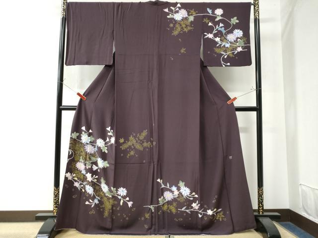 ■■■　サイズ　■■■ 身丈 169cm（肩から） 裄丈 68cm 袖丈 49cm　縫込み 5.5cm 袖幅 35cm 前幅 24.5cm 後幅 30cm 着物縫いこみ 内揚げ 6cm 裄 お袖側 約4cm　身頃側 約2cm ■■■　商品詳...